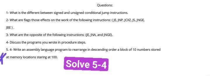 Solved Questions: 1- What is the different between signed | Chegg.com