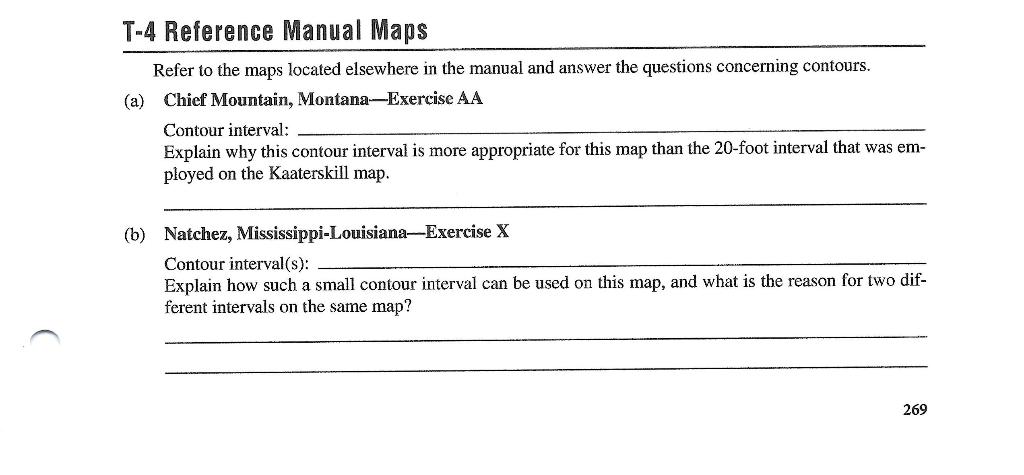 Solved Refer to the maps located elsewhere in the manual and | Chegg.com