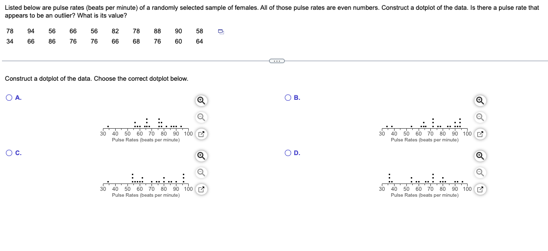 Solved appears to be an outlier? What is its value? | Chegg.com