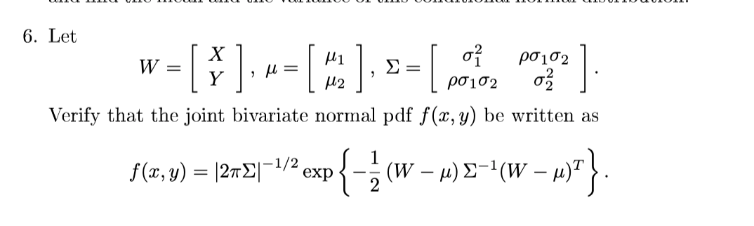 Solved Suppose X and Y have a joint bivariate normal density | Chegg.com