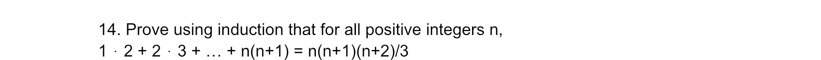 Solved Prove using induction that for all positive integers | Chegg.com