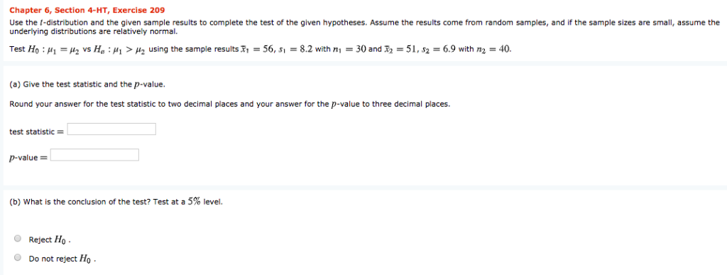 Solved Chapter 6 Section 4 Ht Exercise 209 Use The 1840