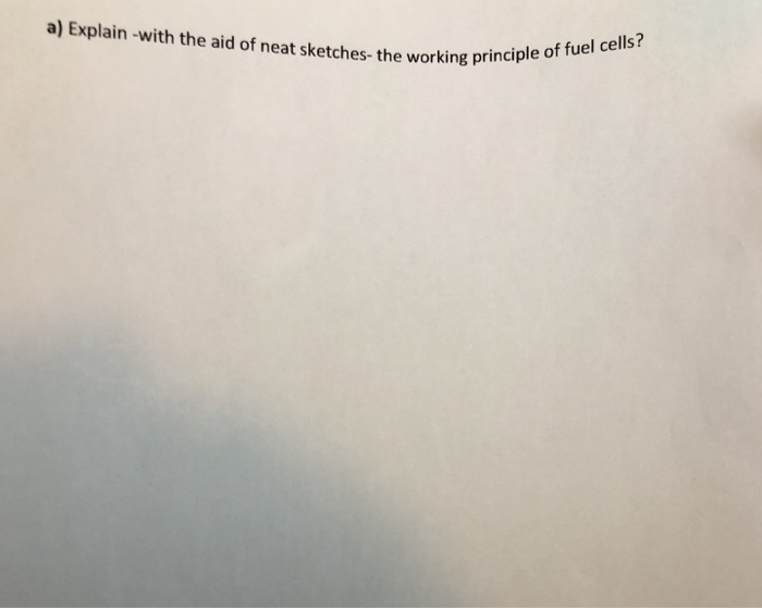 Solved a) Explain -with the aid of neat sketches- the | Chegg.com