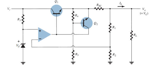 Solved Foldback-Limiting (Series) Voltage Regulator. Show | Chegg.com