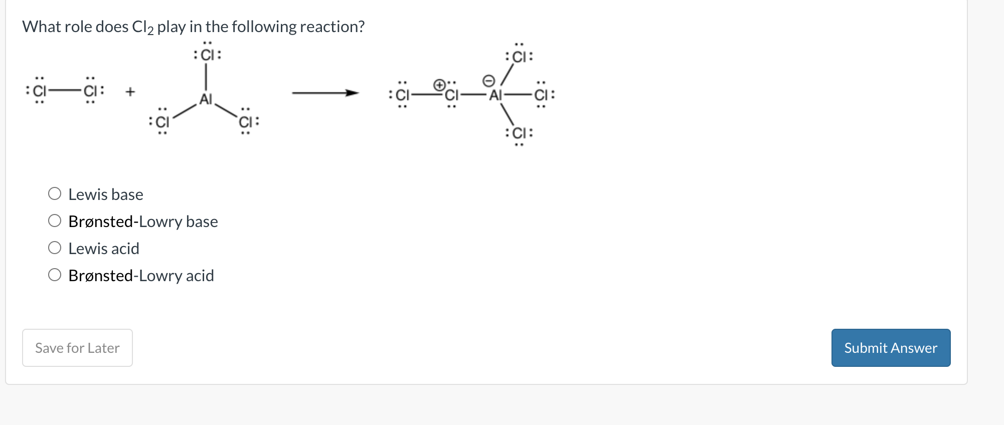 Solved What role does Cl2 ﻿play in the following | Chegg.com