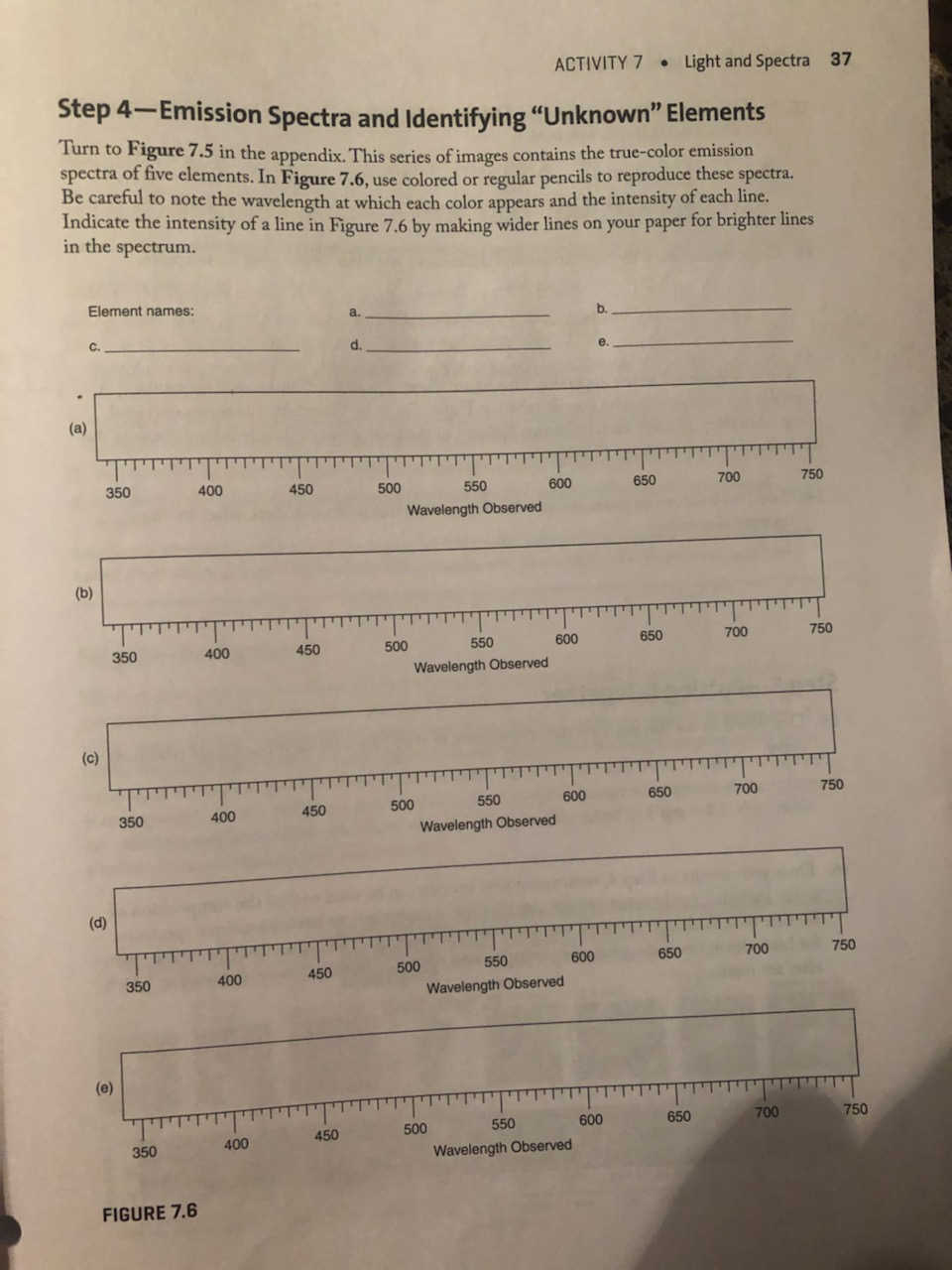 mystery elements? Step 5-Putting It Together 15. | Chegg.com