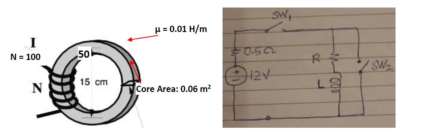 Solved (i) As a consequence, the practical inductor above | Chegg.com