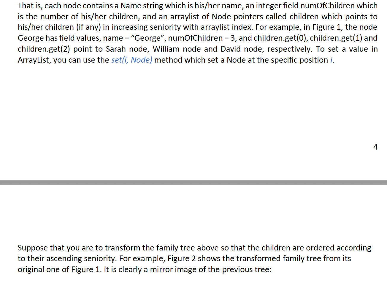 Solved Question 6 (7 marks) A family tree represents | Chegg.com