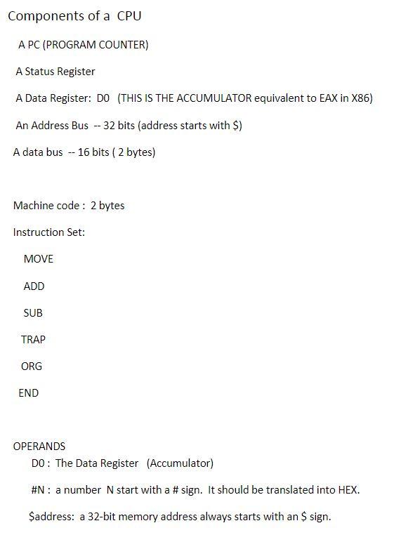 In this program you are to simulate a 2-pass | Chegg.com
