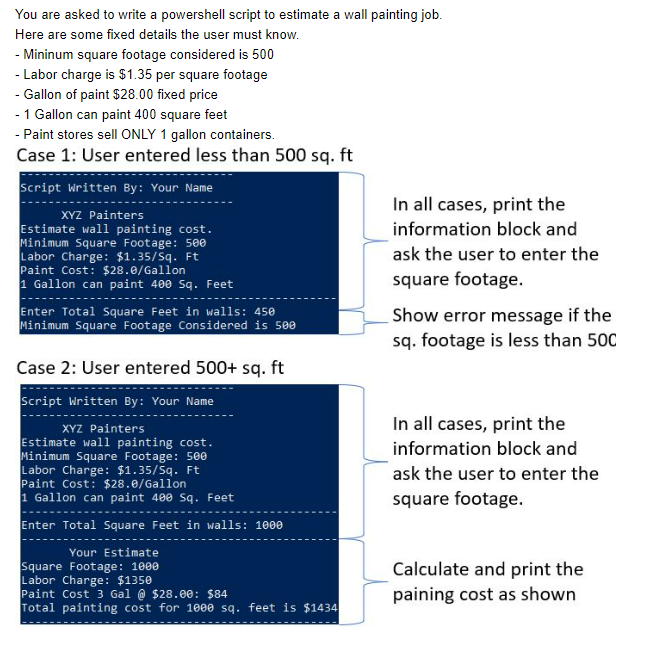 Please help me write this powershell script that | Chegg.com