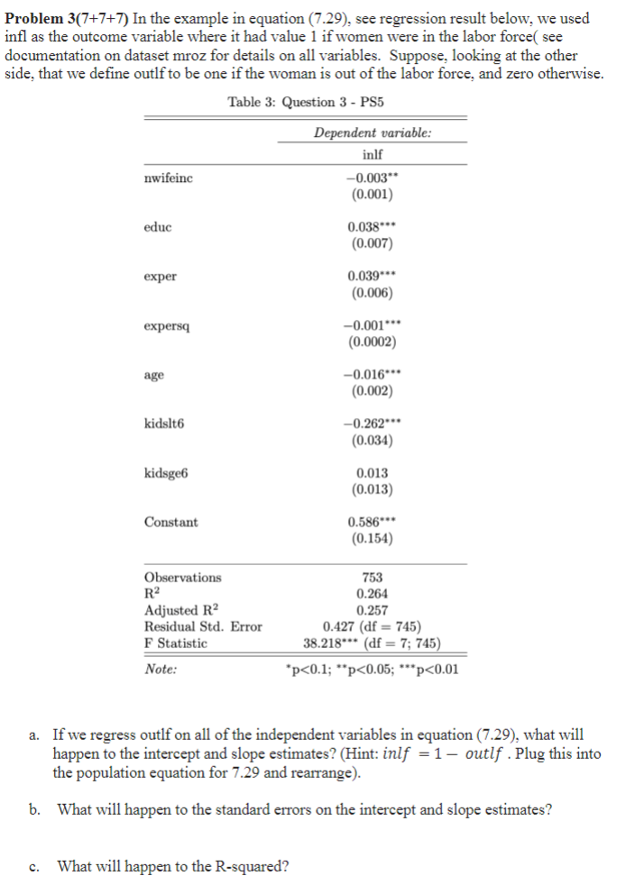 Problem 3(7+7+7) In the example in equation (7.29), | Chegg.com