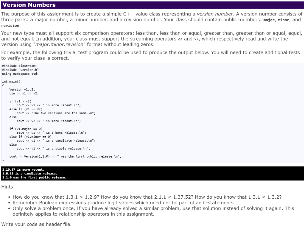 Solved What is the program solution in C++'s "Visual Studio | Chegg.com