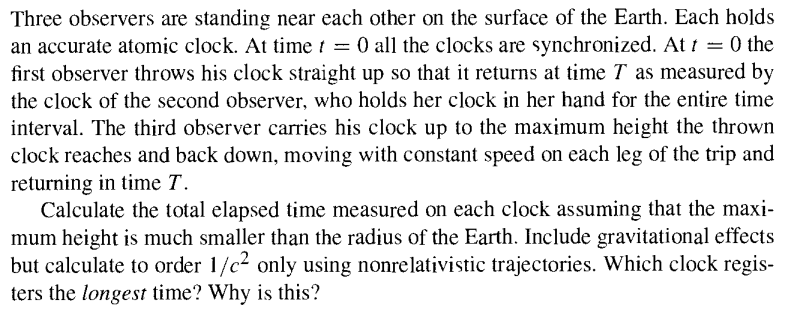 Solved Three observers are standing near each other on the | Chegg.com