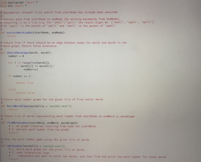 Solved 1. 6 points Implement a program to play the word | Chegg.com Solved 1. 6 points Implement a program to play the word | Chegg.com