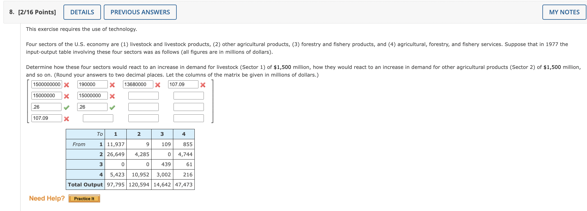 Solved This exercise requires the use of technology. | Chegg.com
