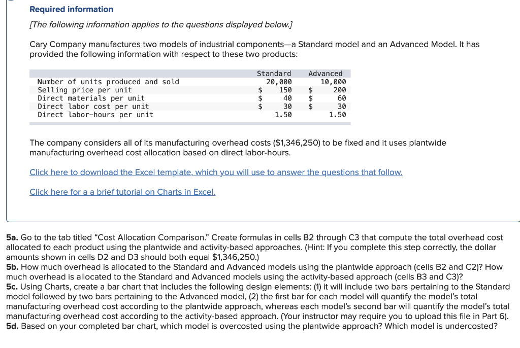 Req 5B Req 5D Based on your completed bar chart, | Chegg.com