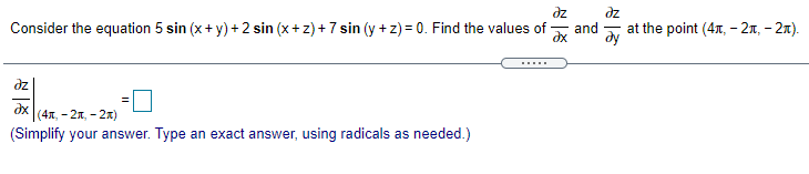 Solved Consider the equation | Chegg.com