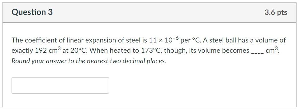 Solved The coefficient of linear expansion of steel is | Chegg.com