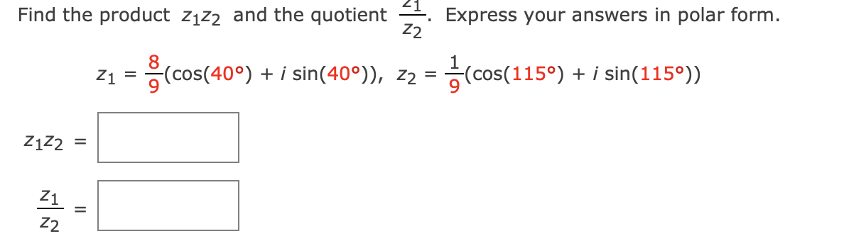 Solved Write the complex number in polar form with argument | Chegg.com