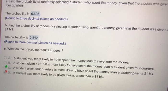 Solved a. Find the probability of randomly selecting a | Chegg.com
