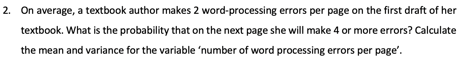 Solved 2. On average, a textbook author makes 2 | Chegg.com