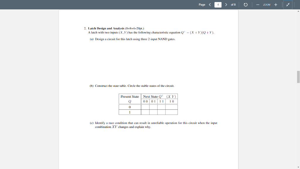 Solved Digital Logic course from ECE major. Can you show | Chegg.com