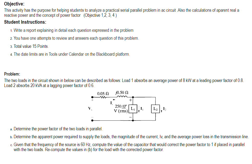Solved Objective: This activity has the purpose for helping | Chegg.com