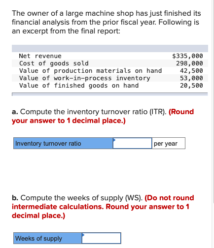 Solved The owner of a large machine shop has just finished | Chegg.com