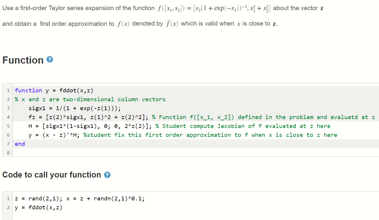 = Use a first-order Taylor series expansion of the | Chegg.com