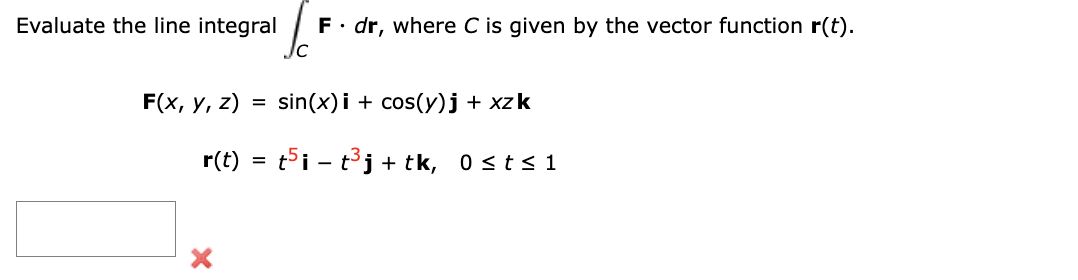 Solved Evaluate the line integral ∫CF⋅dr, where C is given | Chegg.com