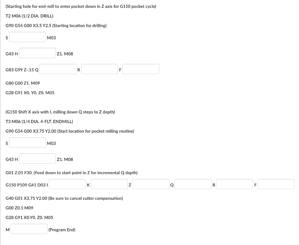 Solved Programming with Canned Cycles: Circular and | Chegg.com