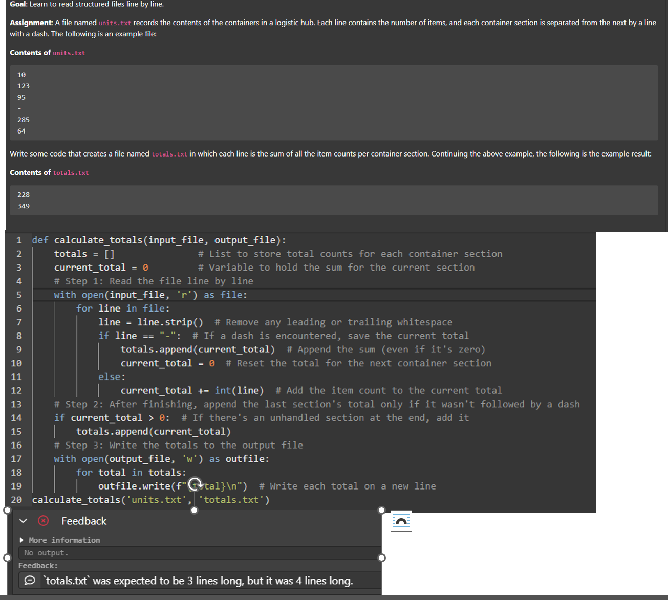 Solved FIX THE ERROR, MY CODE IS THERE FOR REFERENCE. Thank | Chegg.com