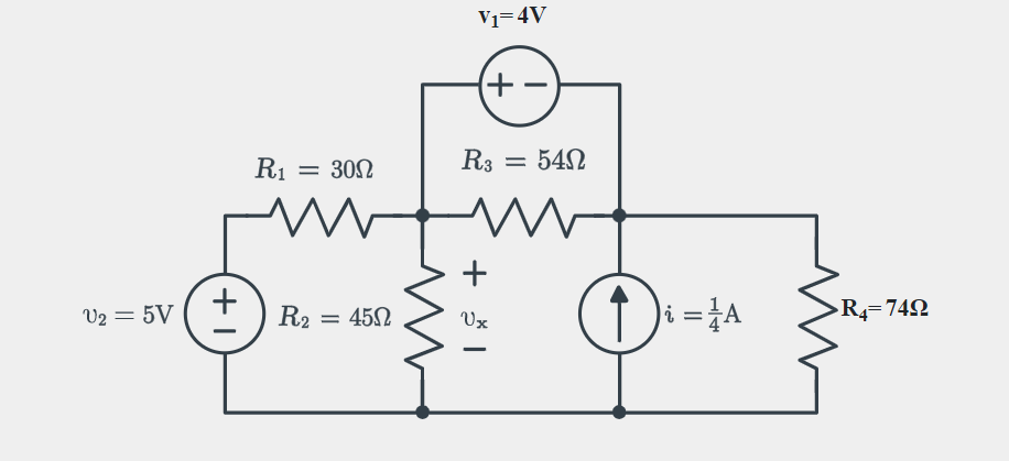 Solved Use nodes method to solve the next circuit. | Chegg.com