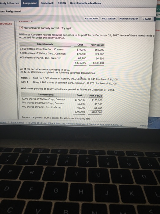 Solved Study & Practice Assignment Gradebook ORION | Chegg.com