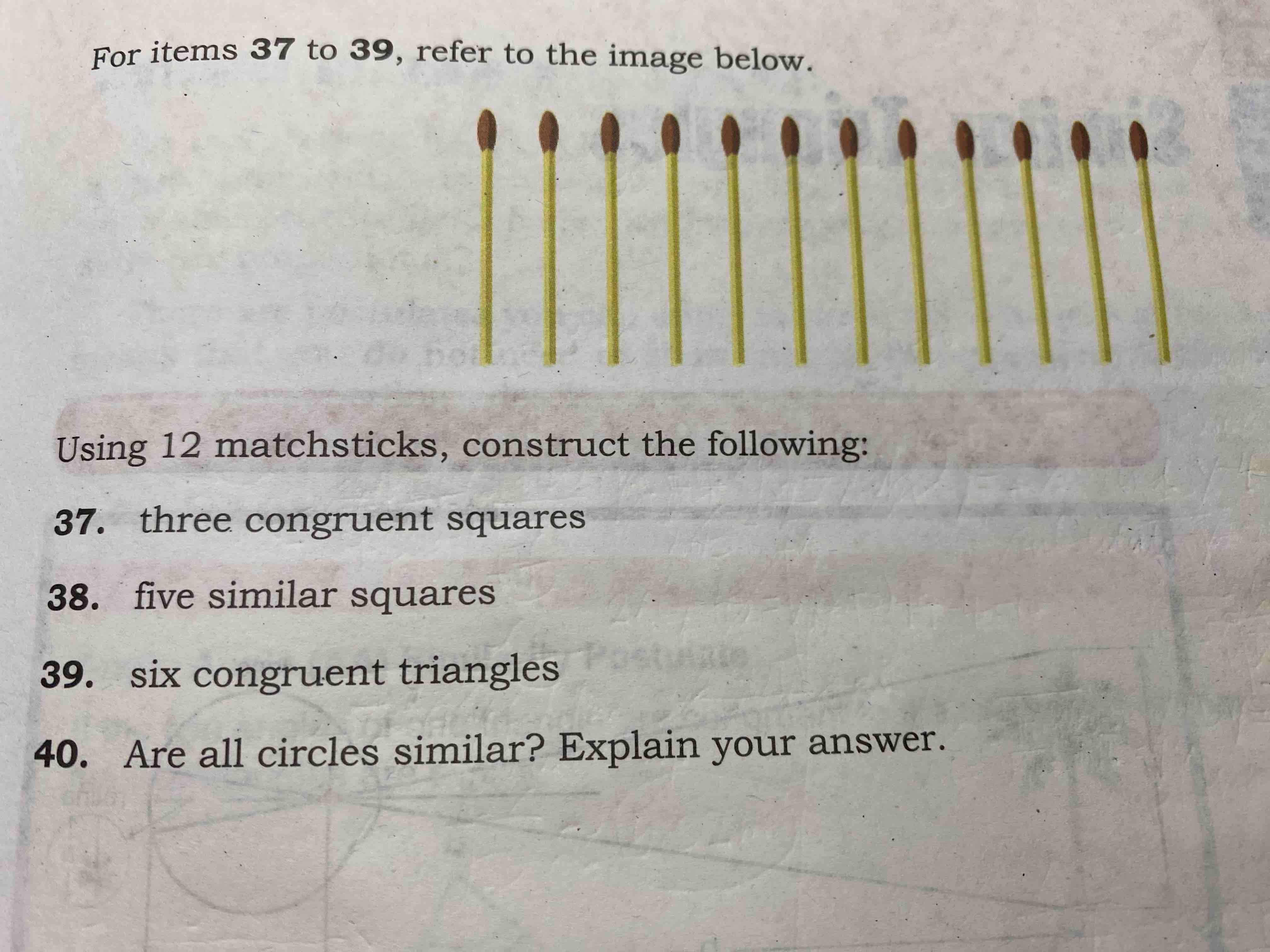 Solved For items 37 ﻿to 39, ﻿refer to the image below. Using | Chegg.com