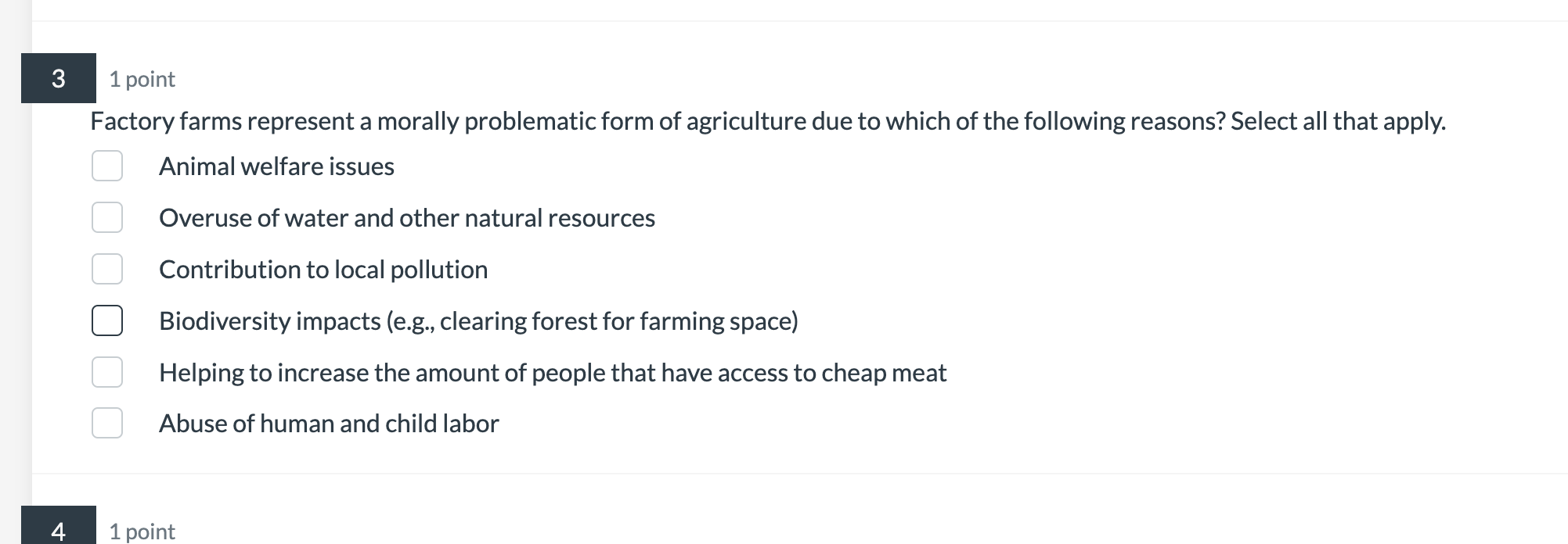 Solved Factory farms represent a morally problematic form of | Chegg.com