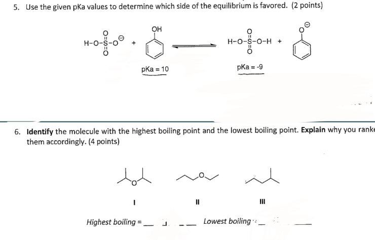 Solved Identify the molecule with the highest boiling point | Chegg.com