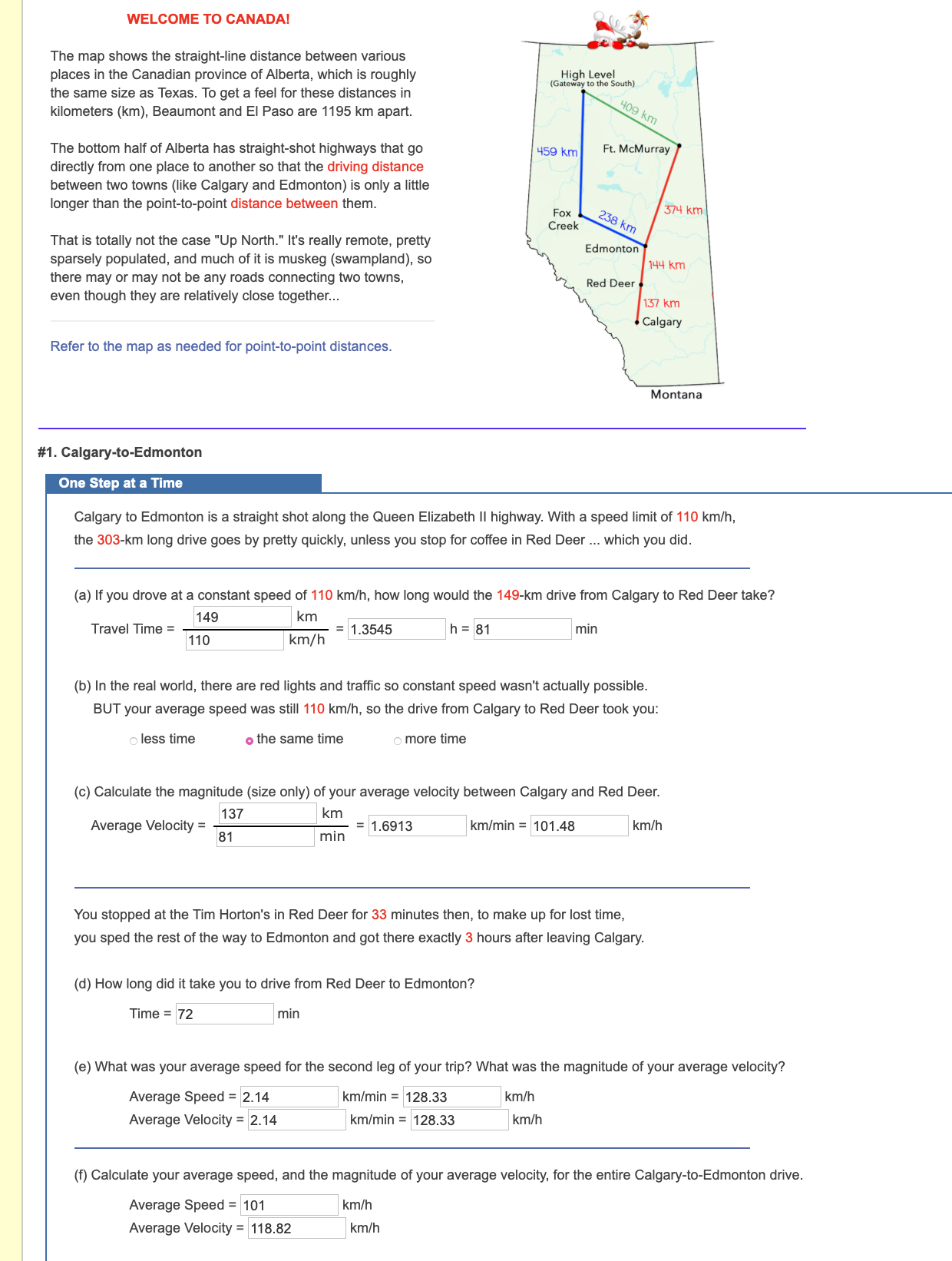 Solved The map shows the straight-line distance between | Chegg.com