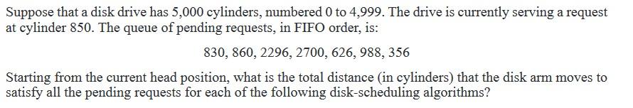 Solved Thumbs up do it please solve Solve FIFO, SSTF | Chegg.com