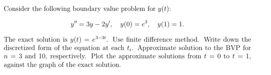 Consider the following boundary value problem for | Chegg.com