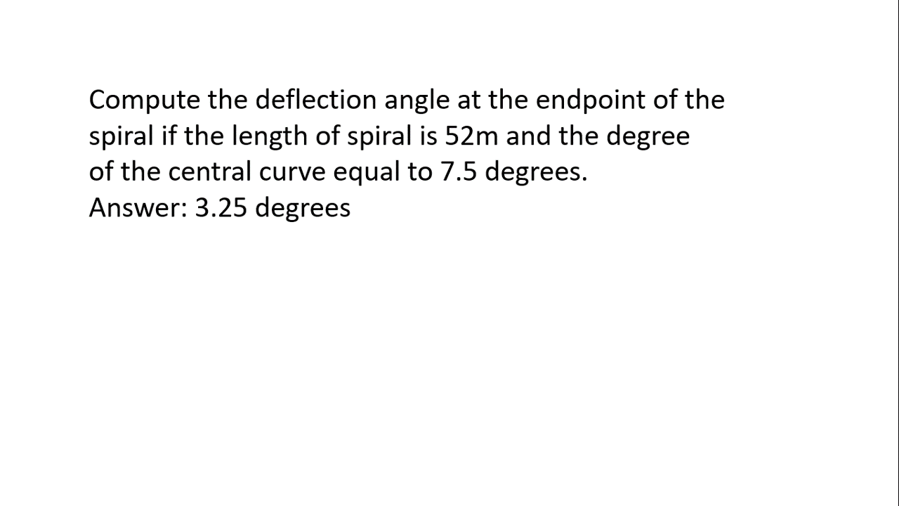 Solved Compute the deflection angle at the endpoint of the | Chegg.com