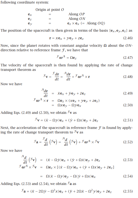 What is the difference between An Earth fixed | Chegg.com
