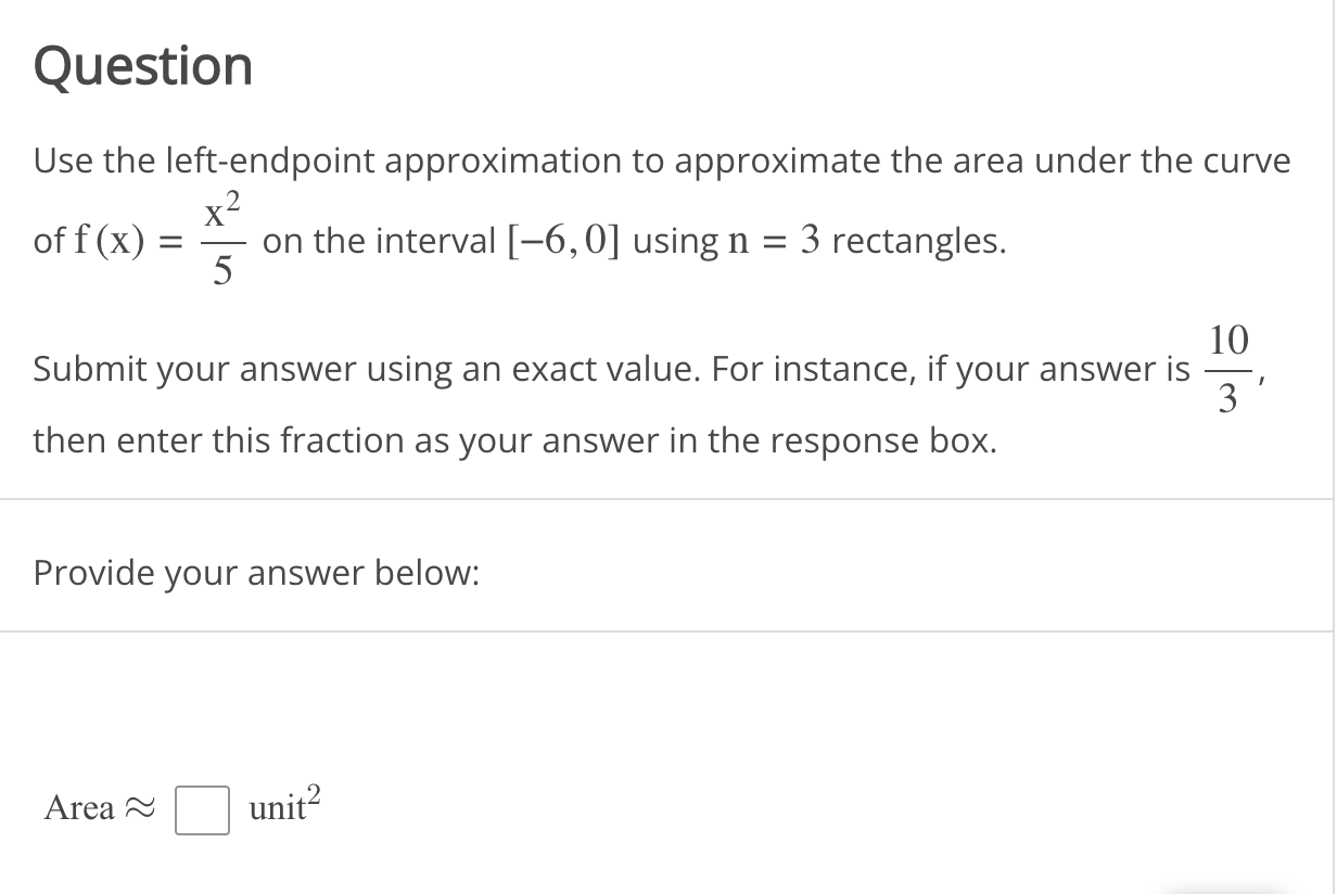 Solved Use the left-endpoint approximation to approximate | Chegg.com