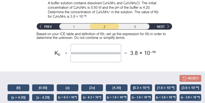 Solved A buffer solution contains dissolved CsH:NH, and | Chegg.com