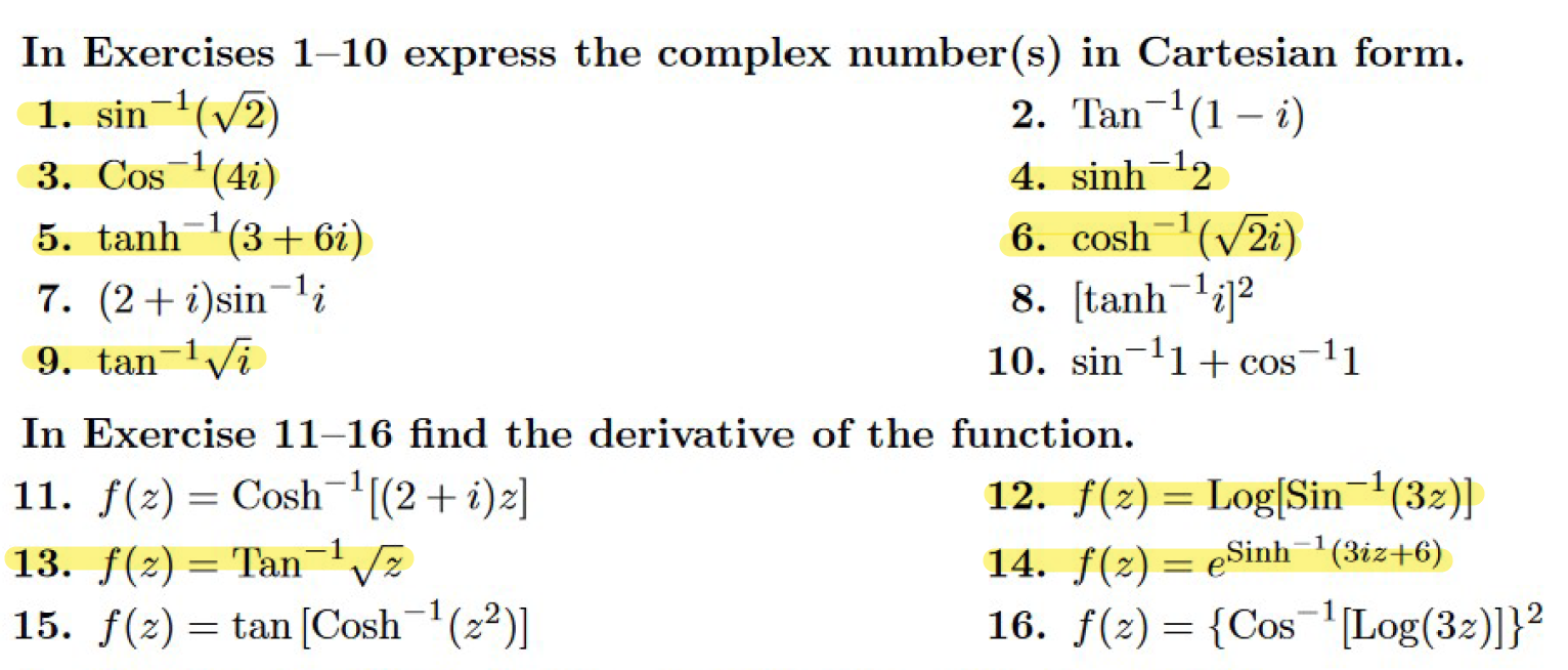 Solved In Exercises 1-10 express the complex number(s) in | Chegg.com