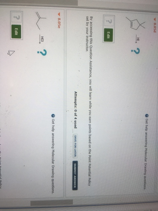 Solved 8.05d HI Edit By accessing this Question Assistance, | Chegg.com