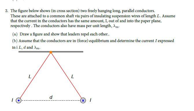 Solved 3 The Figure Below Shows In Cross Section Two