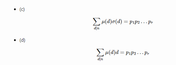 Solved Problem 4: Let n=p1k1p2k2…prkr for distinct prime | Chegg.com