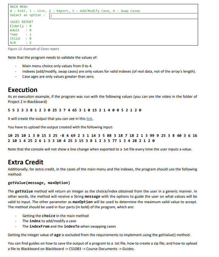 Objectives This is one of two major programming | Chegg.com