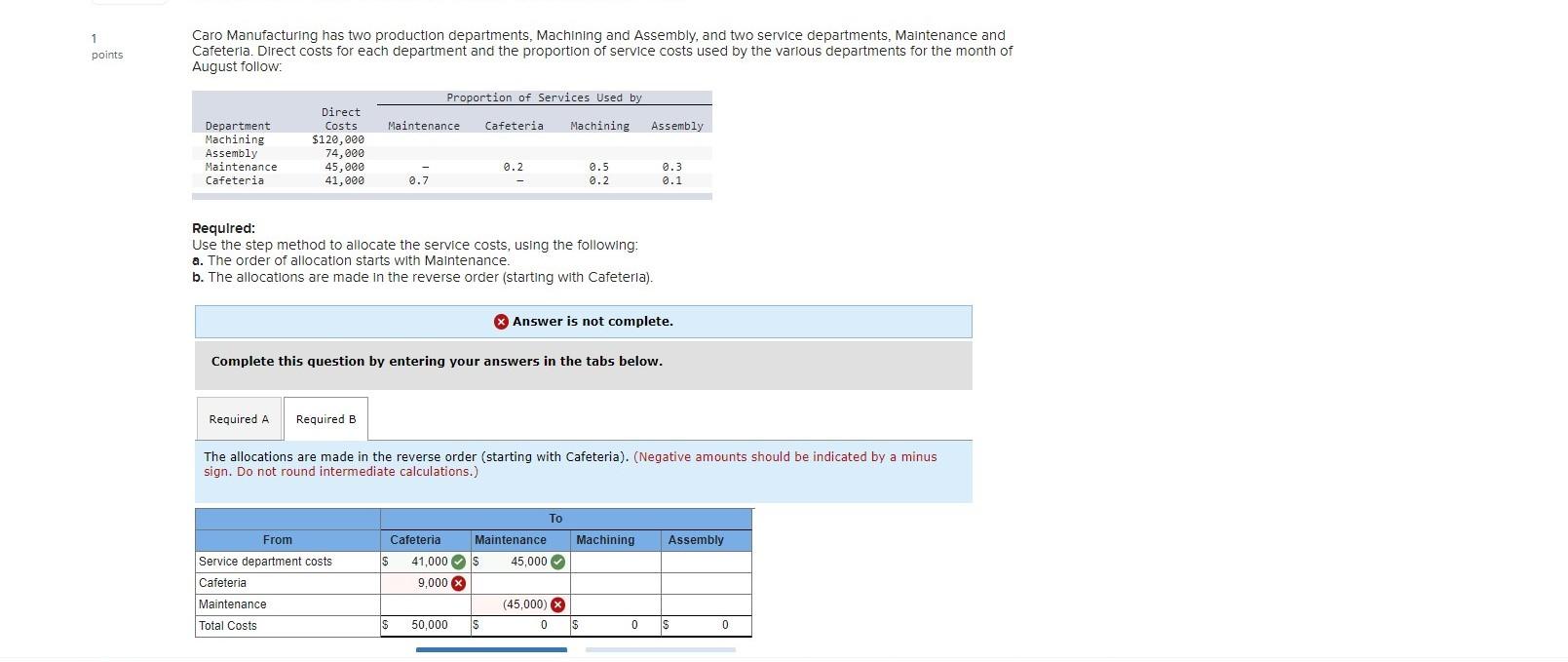 Solved Exercise 11-31 (Algo) Cost Allocation: Step Method | Chegg.com